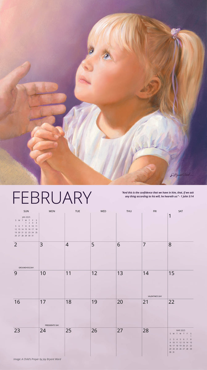 NEW 2025 - Gentle Savior Jay Bryant Ward Calendar – jaybryantwardart